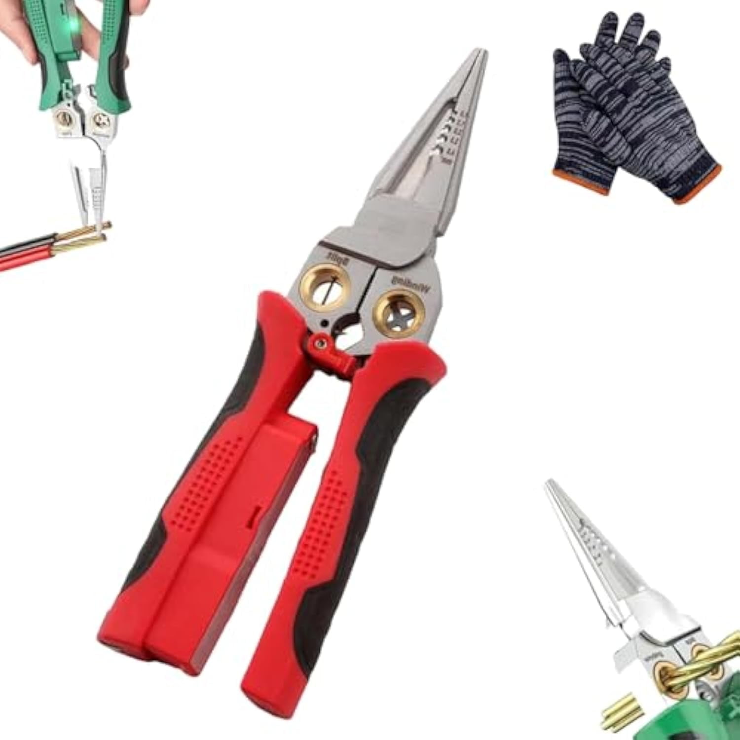 8 in 1 Wire Stripper Twister for Cutting and Pulling Wires, 8 In 1 Wire ...
