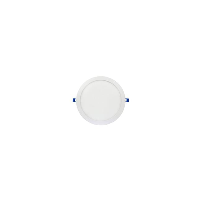 8 in. 22W 5CCT 90CRI Luke LED Round Ultra Slim Downlight, White ...