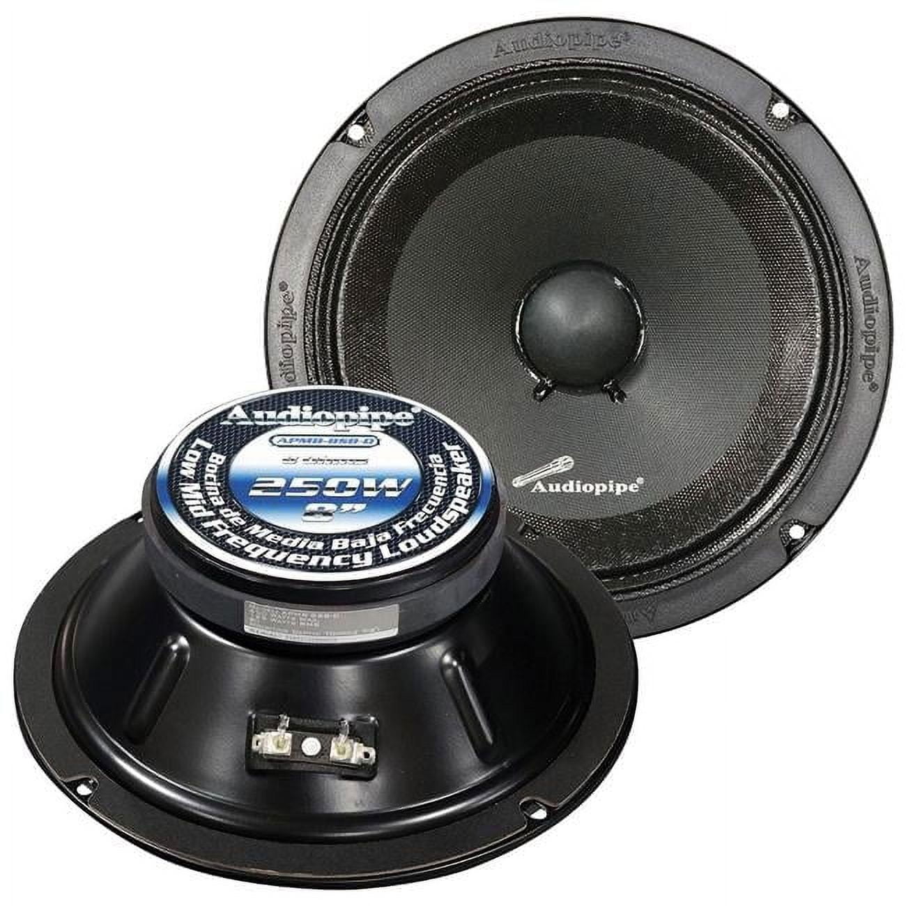 8 in. 250W Maximum 8 Ohms Low Mid Frequency Speaker - Walmart.com