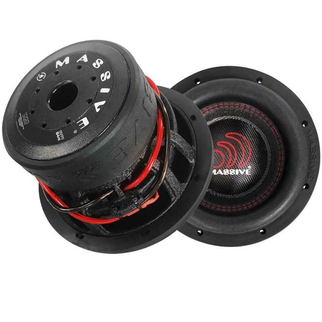 8 in. 4 Omh 2.5 in. 1000 watts 500 Rms Dual VC Max Subwoofer - Walmart.com