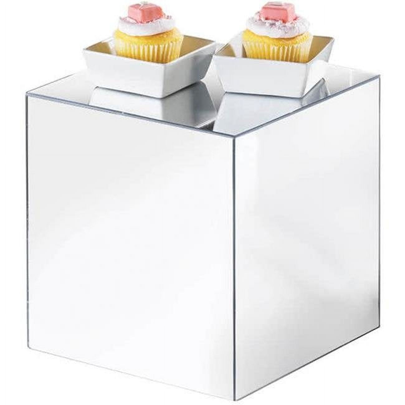 8 in. Acrylic Mirror Cube - Silver - Walmart.com