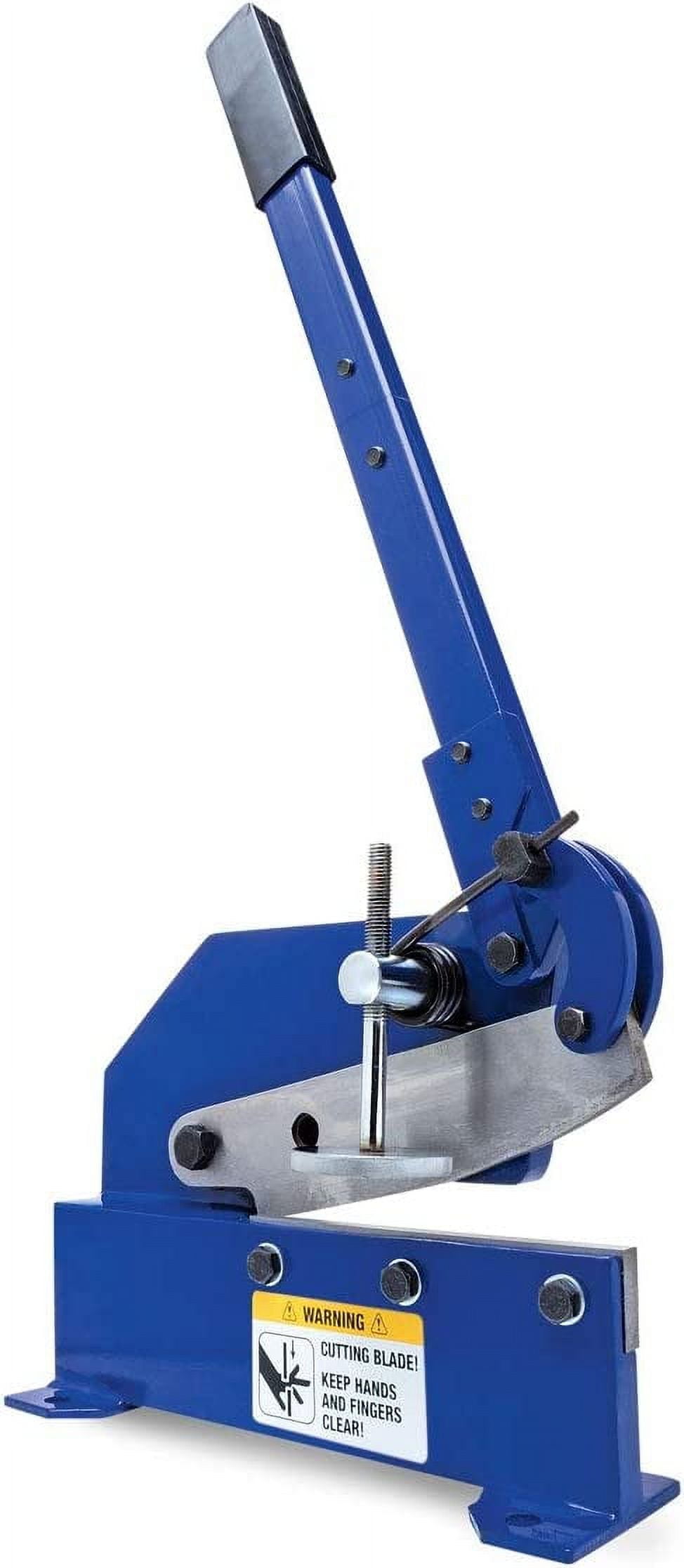 8 in. Bench Shear Throatless Multiple Purpose Bench Top Throatless ...
