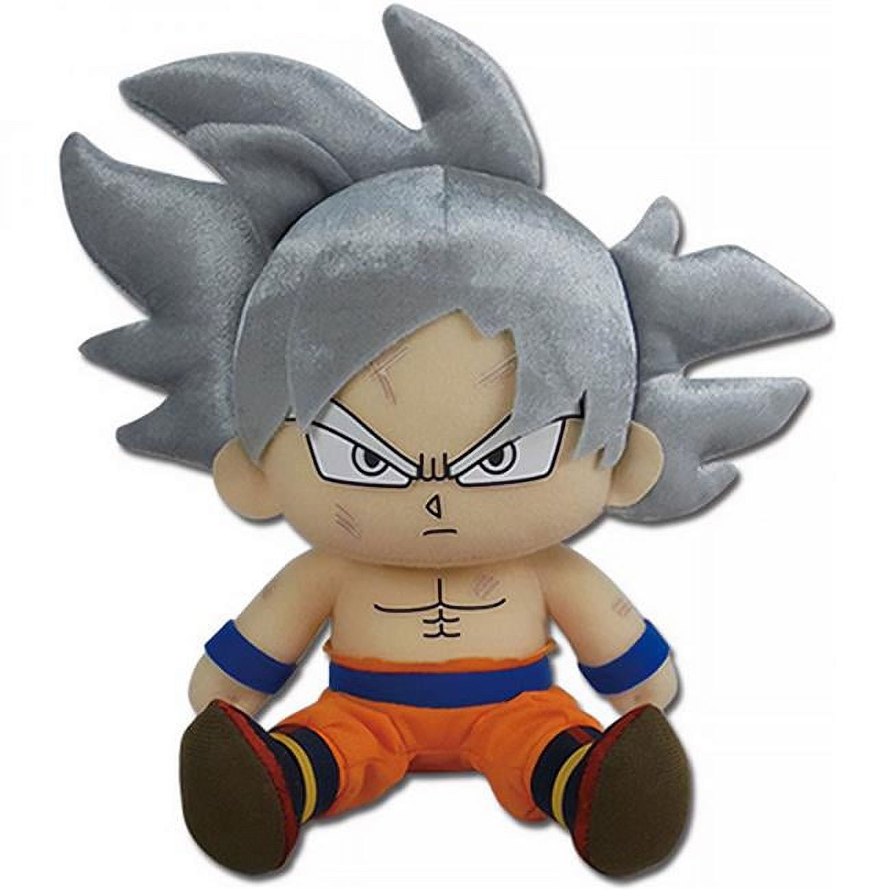 8 in. Dragon Ball Super Ultra Instinct Son Goku Sitting Plush Toy ...