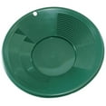 8" GREEN Plastic Gold Pan w/ Shallow & Deep Riffles for Gold ...