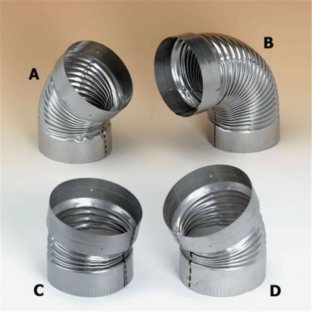 8 in. Homesaver Roundflex 45 deg Corrugated Elbow - Walmart.com