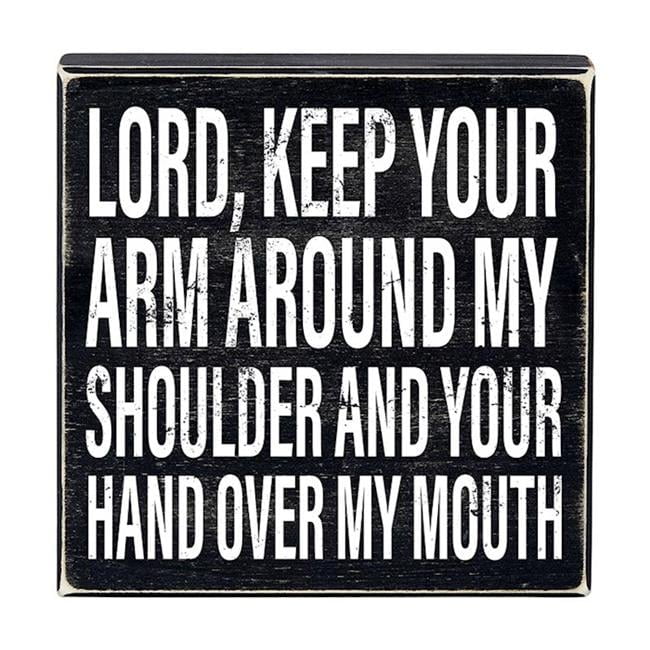 8 in. Lord Keep Box Sign - Walmart.com