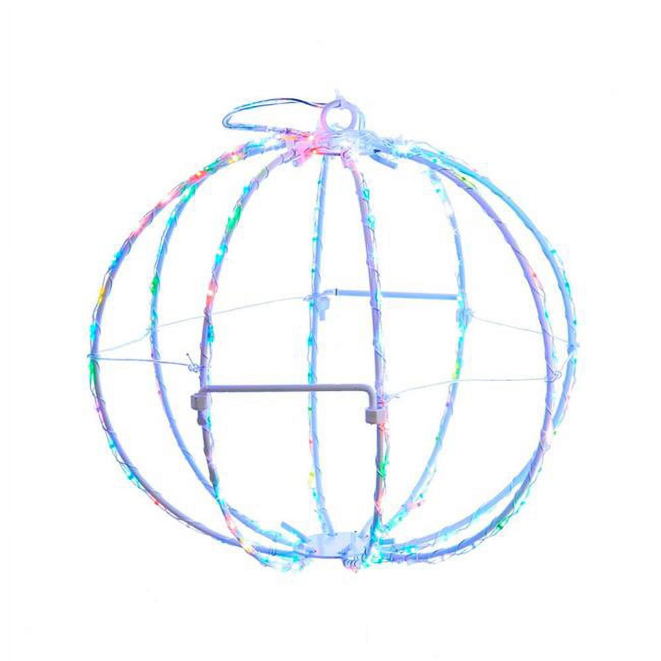 8 in. RGB Superbright LED Clear Wire Foldable Metal Sphere - Walmart.com
