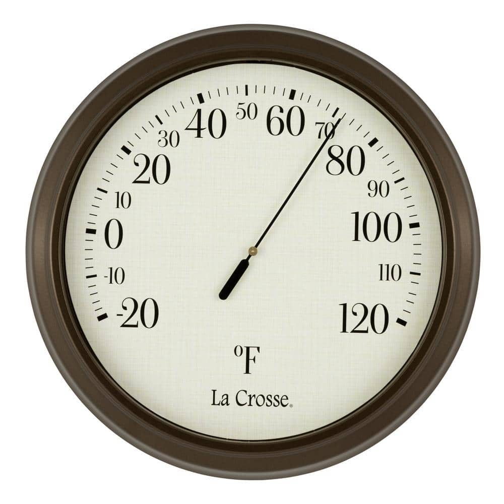 8 in. Round Dial Analog Thermometer - Walmart.com