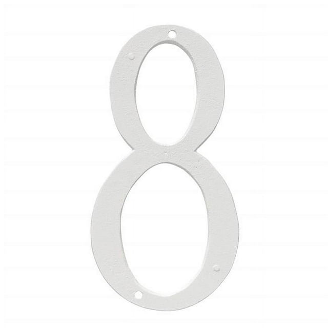 8 in. Standard House Number, White - Number, 8 - Walmart.com