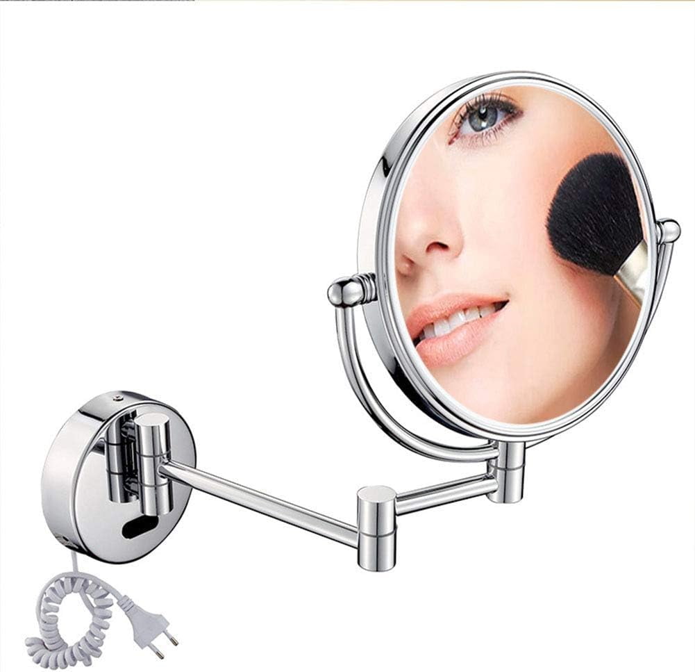 8 in Wall Mounted Makeup Mirror, Makeup Mirror for Bathroom with LDE ...
