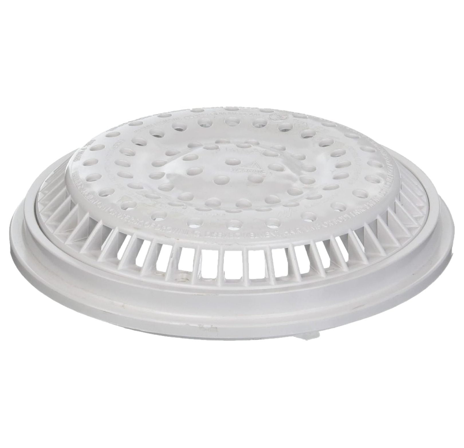 8 in. White Main Drain Anti Cover 640-2310V - Walmart.com