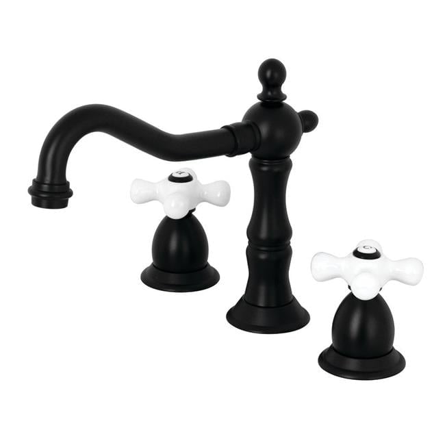8 in. Widespread Lavatory Faucet, Matte Black - Walmart.com