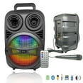 8 inch 1200W Portable Music Bluetooth Speaker Sound System FM Radio ...