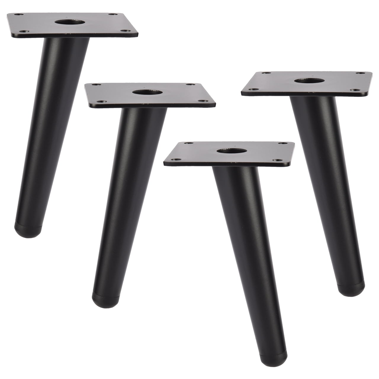 8 inch / 20cm Metal Furniture Legs, Btowin VCF 4Pcs Black Mid Century ...