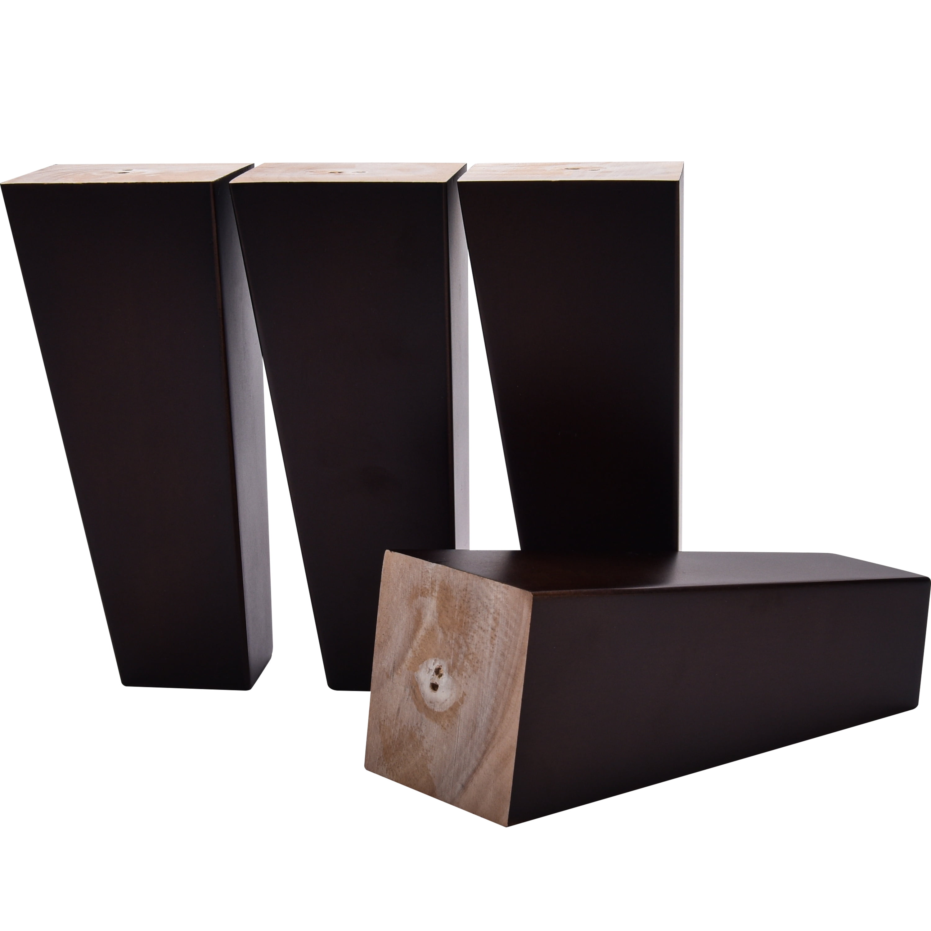 8 inch / 20cm Wooden Furniture Legs, TCHOSUZ Set of 4 Mid Century ...