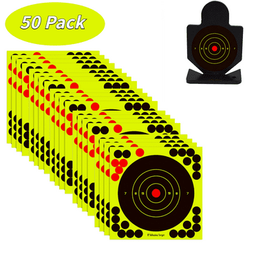 Champion Traps and Targets Fluorescent Orange/Green Bullseye ...