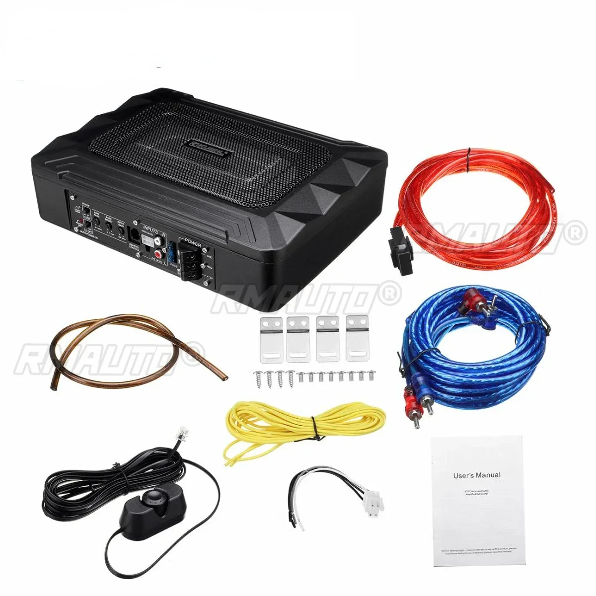 8 inch 600W Car Active Subwoofer Audio Speaker Ultra thin Subwoofer ...