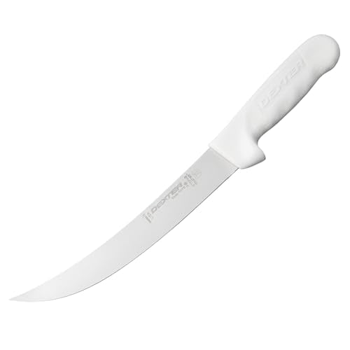 8-inch Breaking Knife | High Carbon Steel Blade | White Polypropylene ...