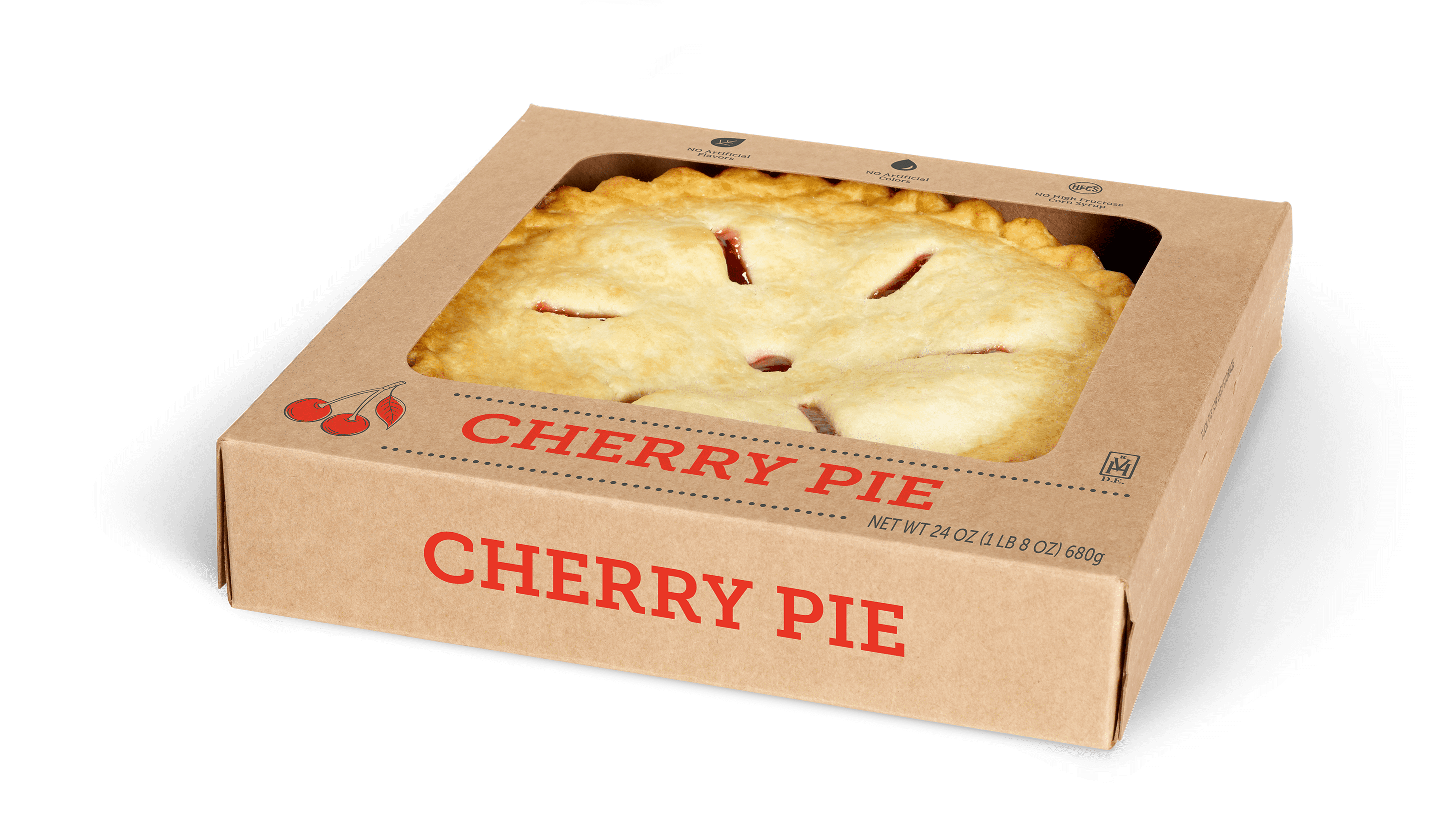 8-inch Cherry Pie, Baked, 24 oz Box - Walmart.com