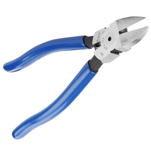 8 inch Diagonal Pliers Blue Cable Cutters Side Flush Cutting Pliers ...