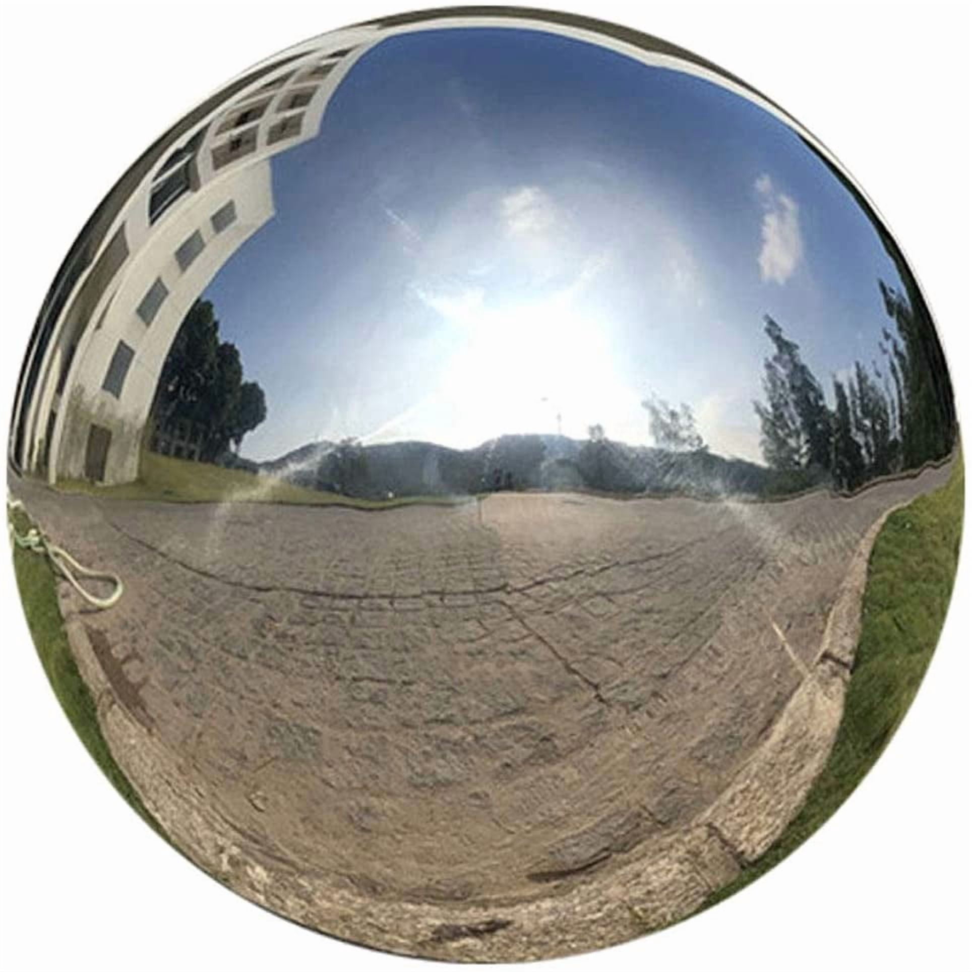 8 inch Gazing Globe Mirror Ball,Polished Reflective Smooth Garden Ball ...