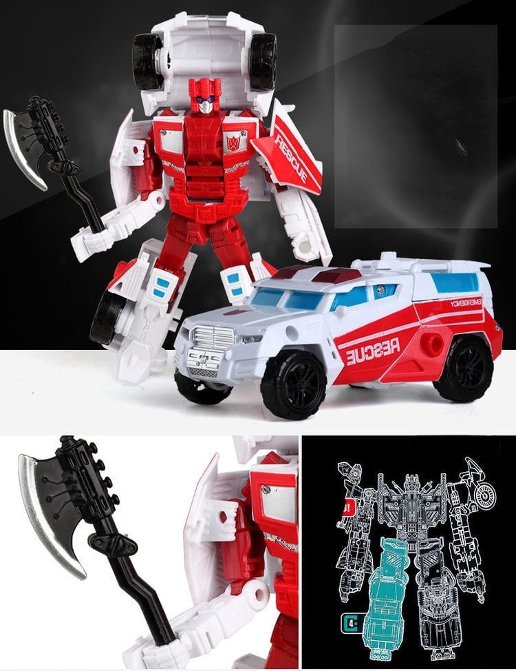 8-inch Guardian God 5-Fighter Combiner Robot | Die-Cast Alloy Parts ...