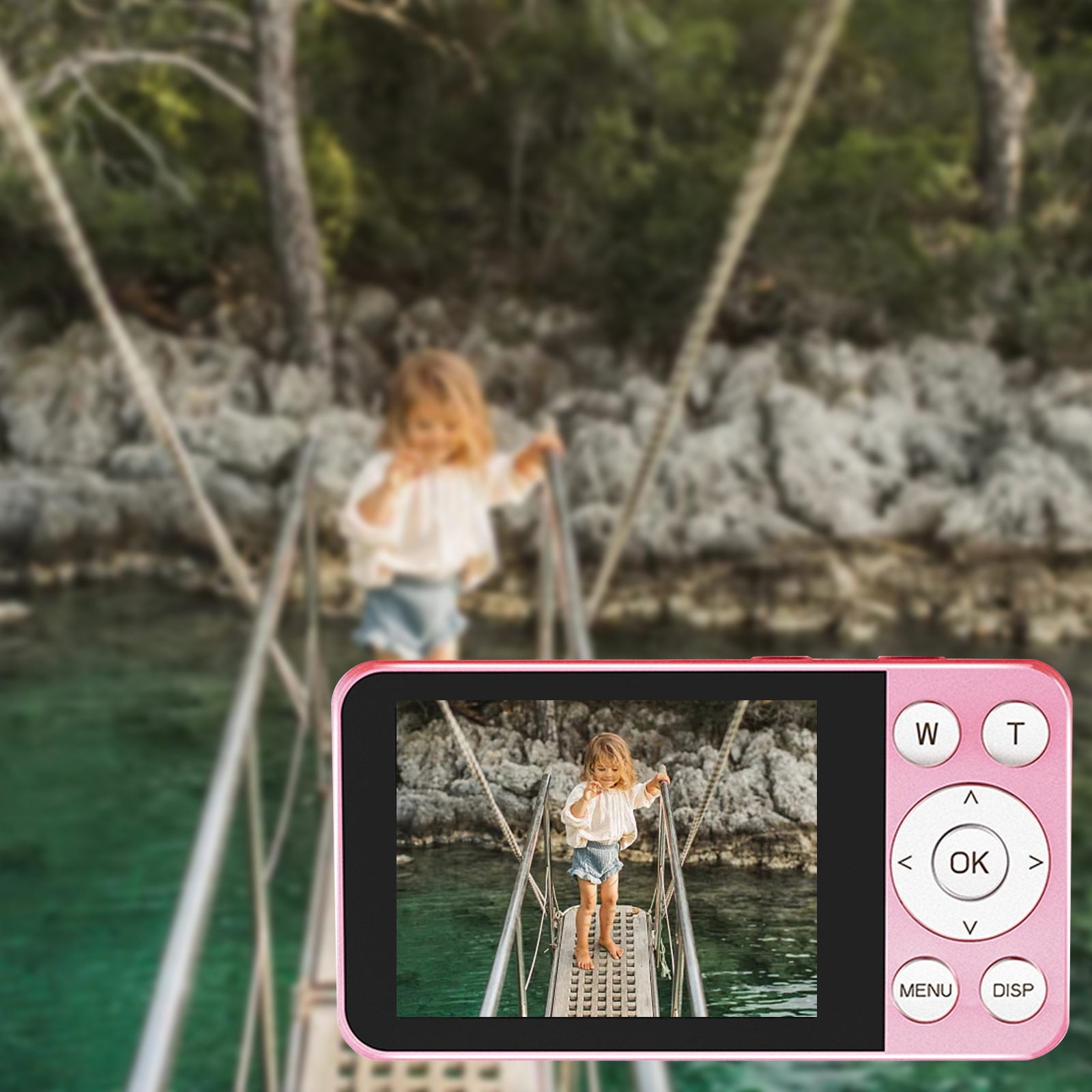 8-inch LCD Camera, Beginner Digital Photography, Large Screen, Portable Design, for Hobbyists ...