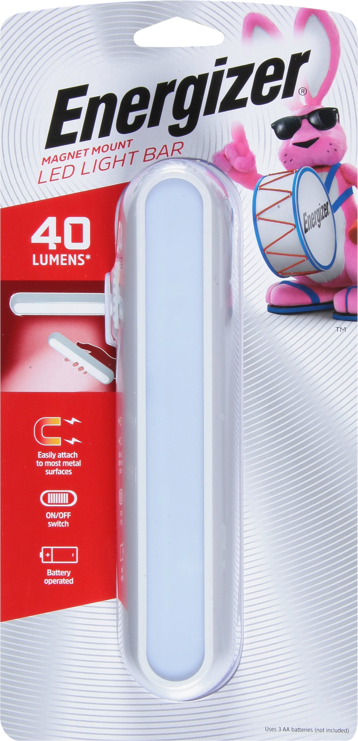 8 inch LED Light Bar with Magnet Mount - Walmart.com