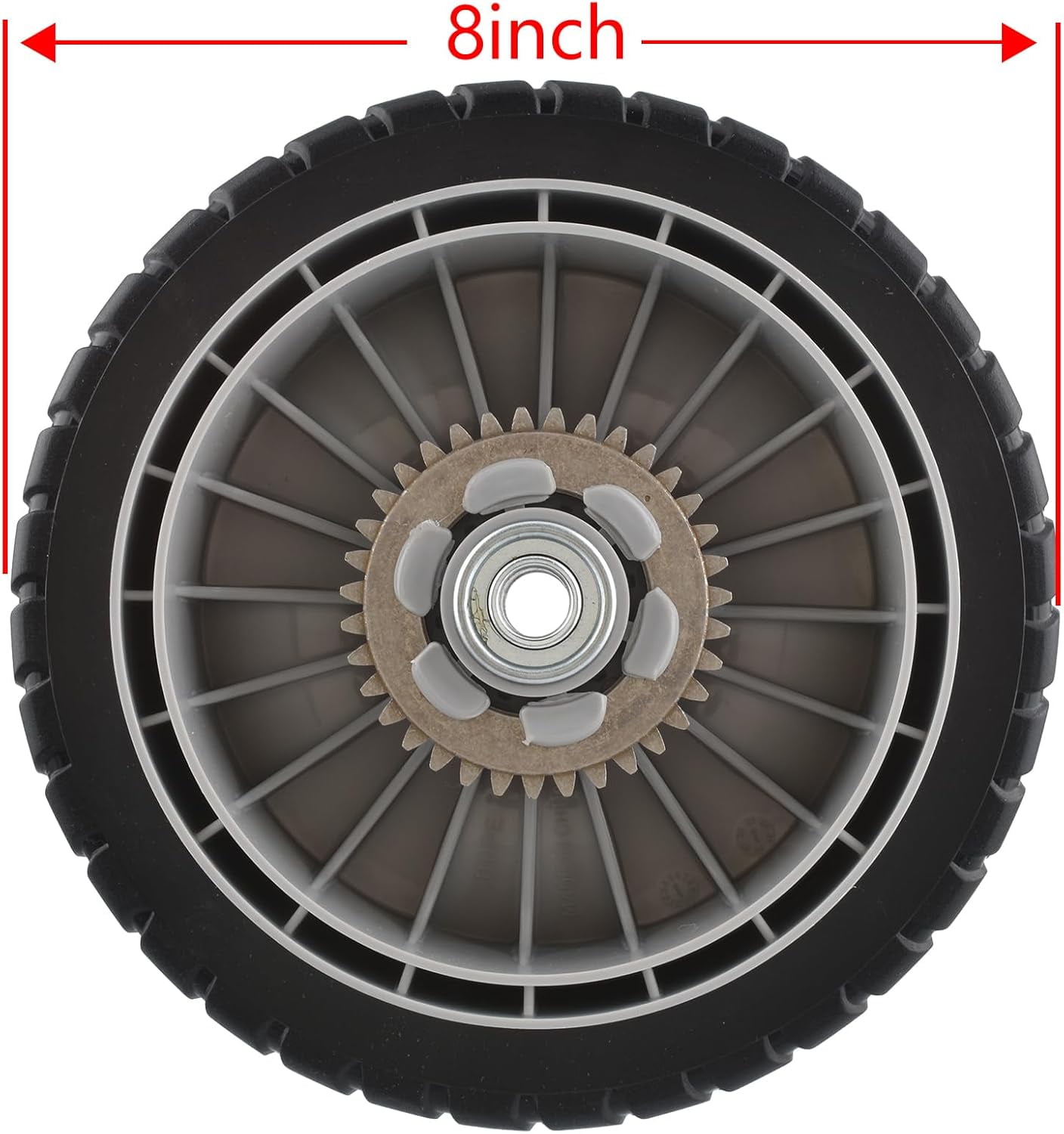 8-inch Lawn Mower Rear Wheel with Gear for Honda 42710-VE2-M01ZE and ...