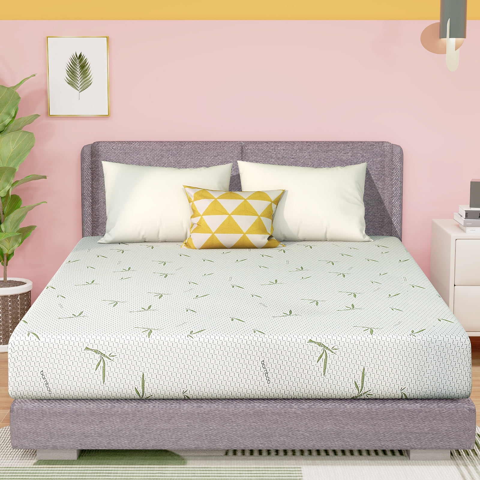 8 inch Memory Foam Full Mattress in a Box, CertiPUR-US Certified, Made ...