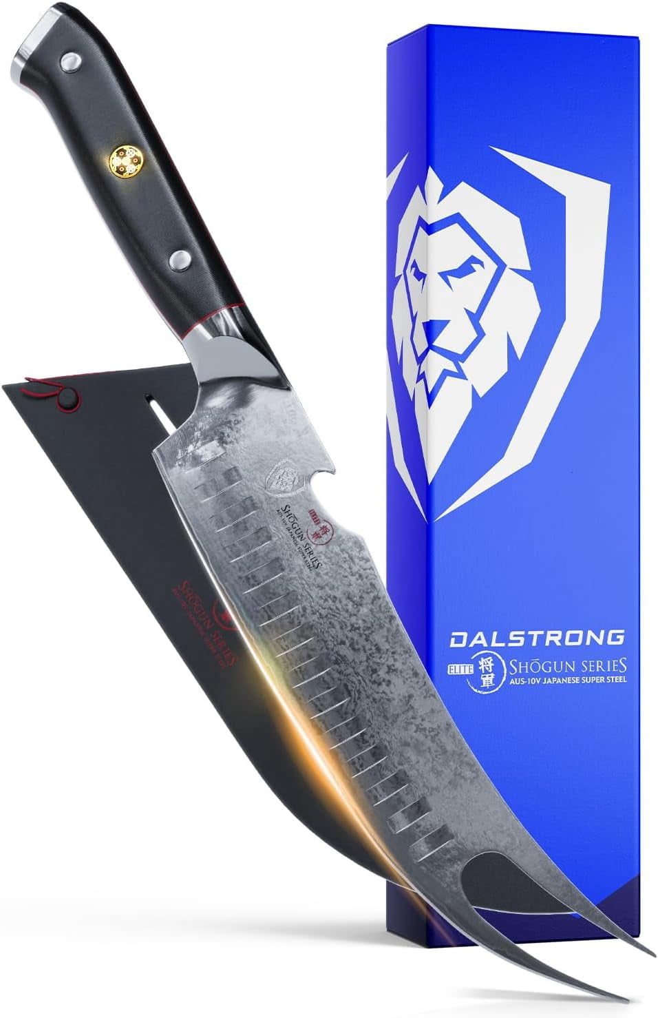 8 inch Pitmaster BBQ & Meat Knife - Shogun Series ELITE - Forked Tip ...