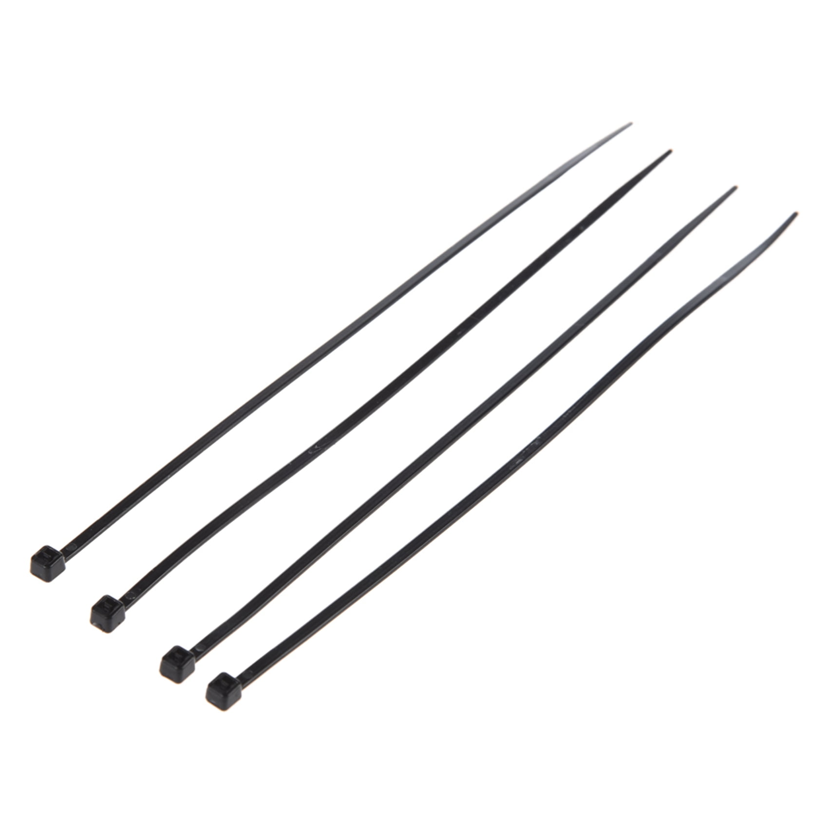 8 inch Plastic Cable Zip Ties 200-Pack (Black) - Walmart.com