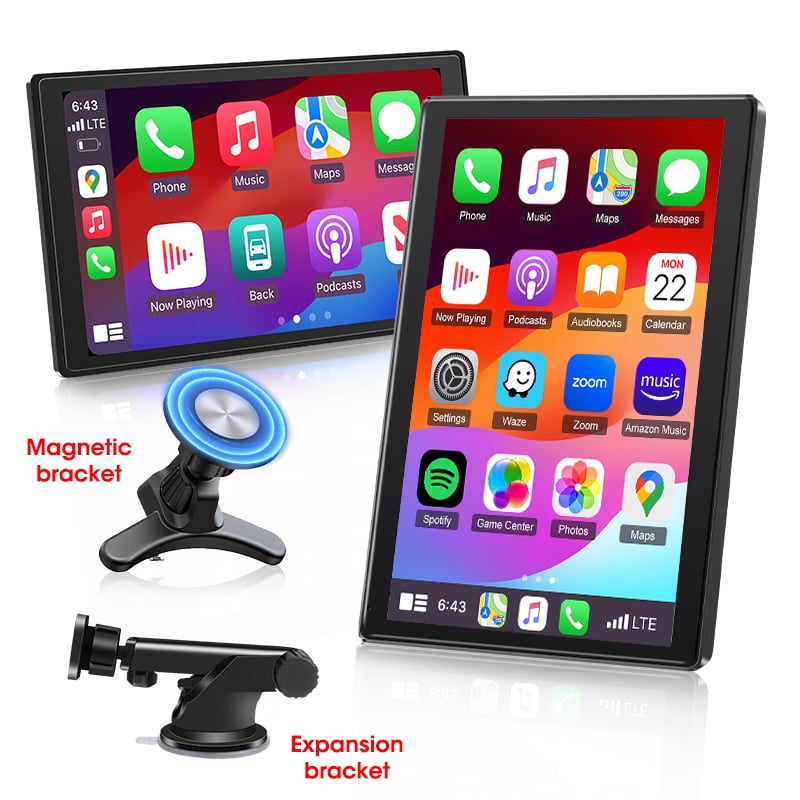 8 inch Portable Multimedia Player Carplay AI Screen IPS Touch Screen ...