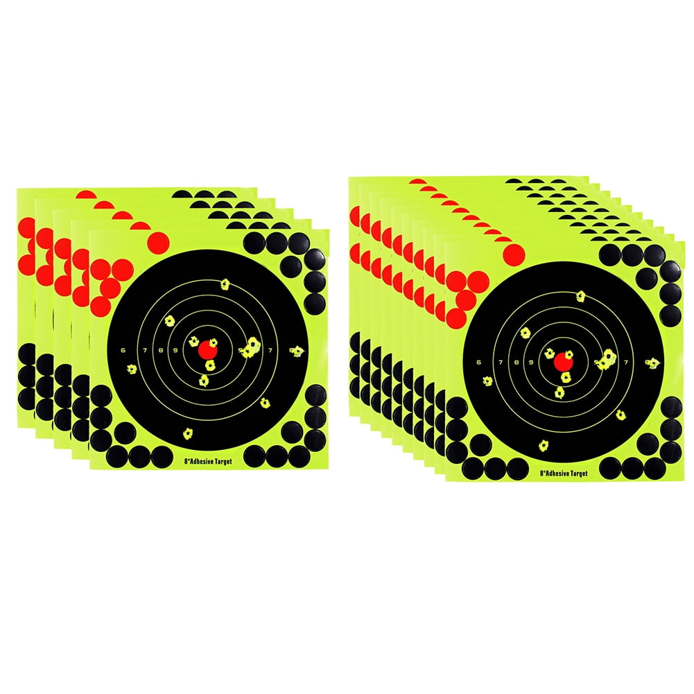 8-inch Splatter Target Adhesive Shooting Target Stickers Shooting Paper ...