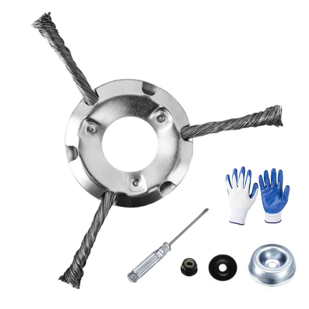 8 inch Steel Wire Trimmer Head, Unbreakable Wired Trimmer Blade for ...