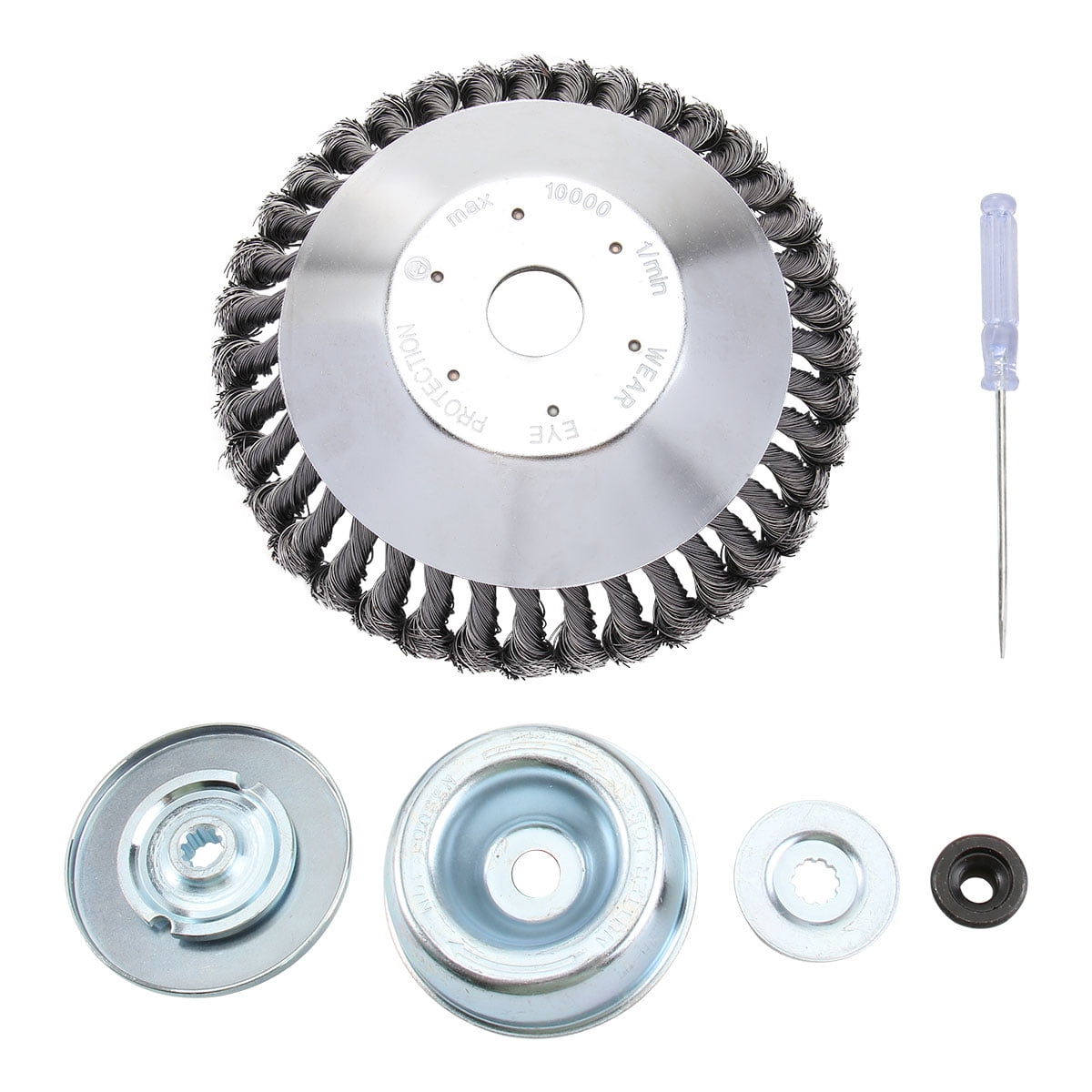 ToyKAKA Garden Lawns Weeding Tool Wire Weeder Wheel 1Set Silver ...