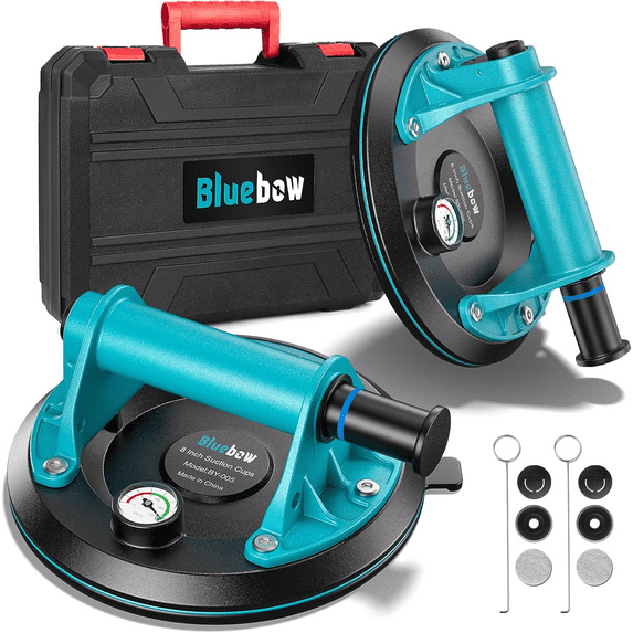 8 inch Suction Cups - 2 Pack 880lbs suction cups for glass, Powerful ...