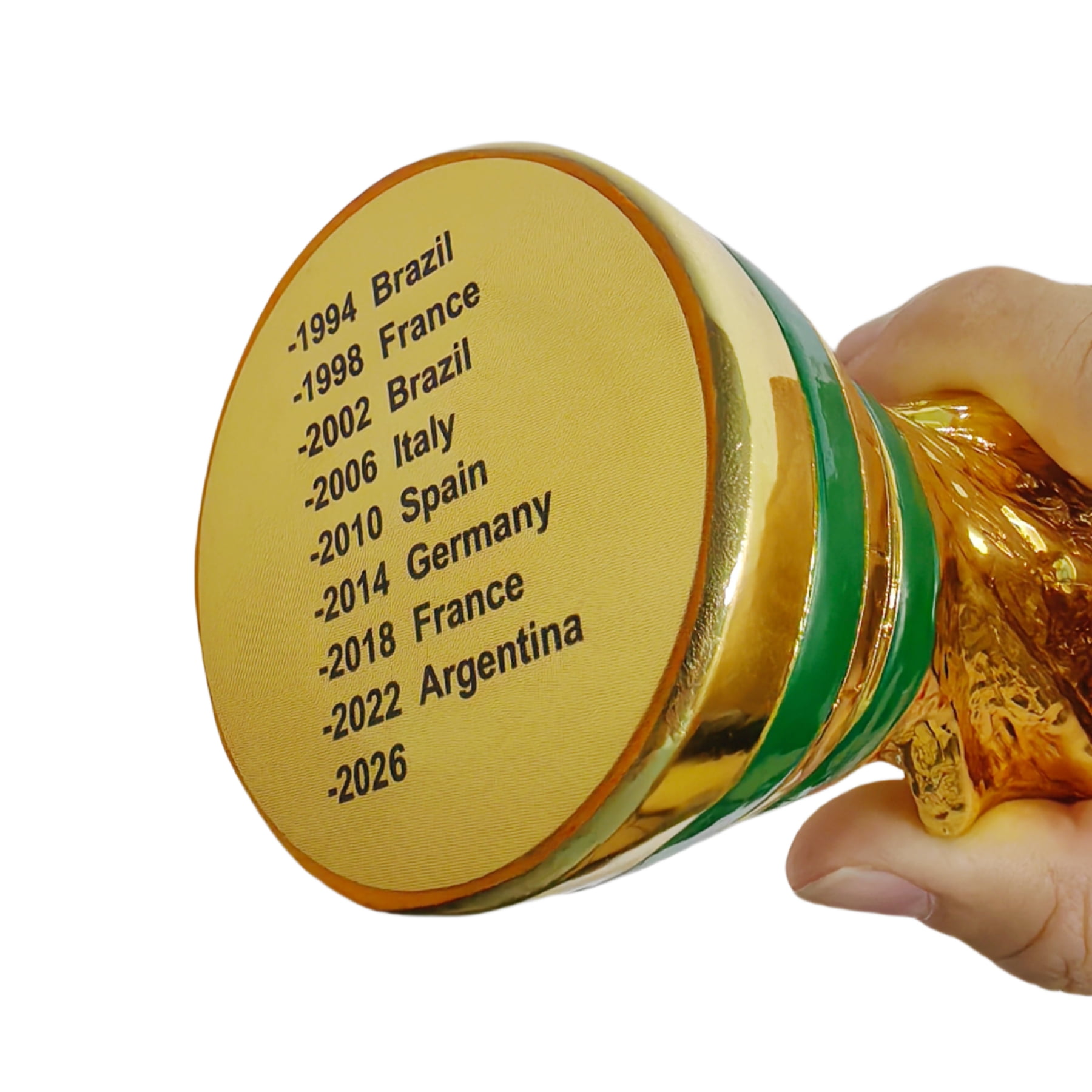 8 inch World Soccer Football Trophy Gold-Plated Resin - Walmart.com