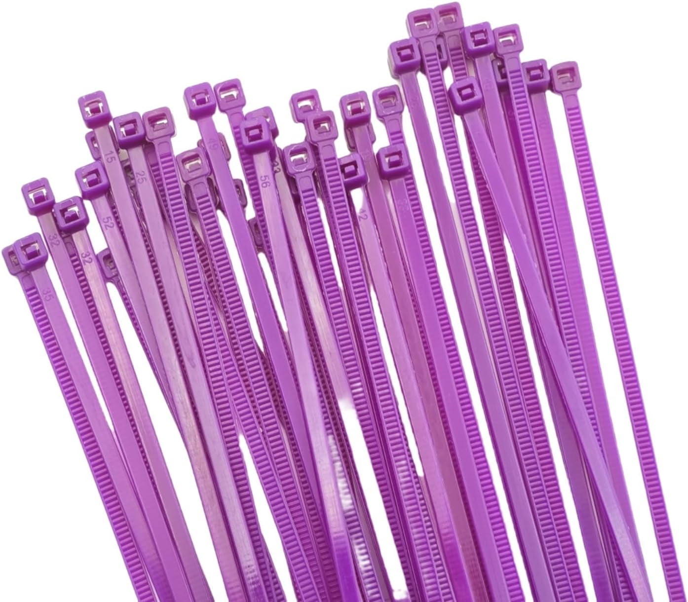 8 inch Zip Ties-0.14" Width, 50 PCS Wire Ties with 40lbs Strength, Self-Locking Nylon Cable Ties ...