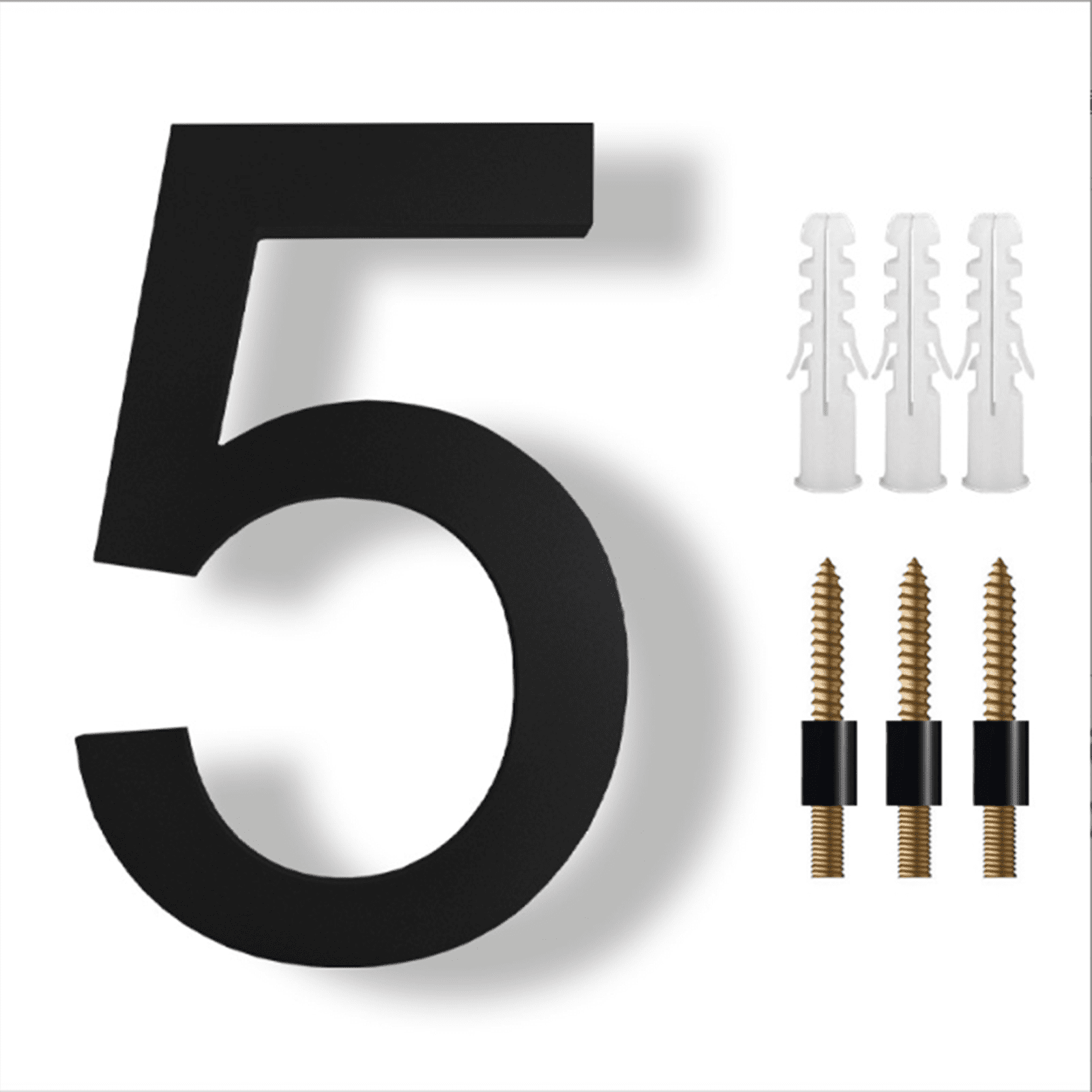 8-inch floating house number digital sign modern residential street ...