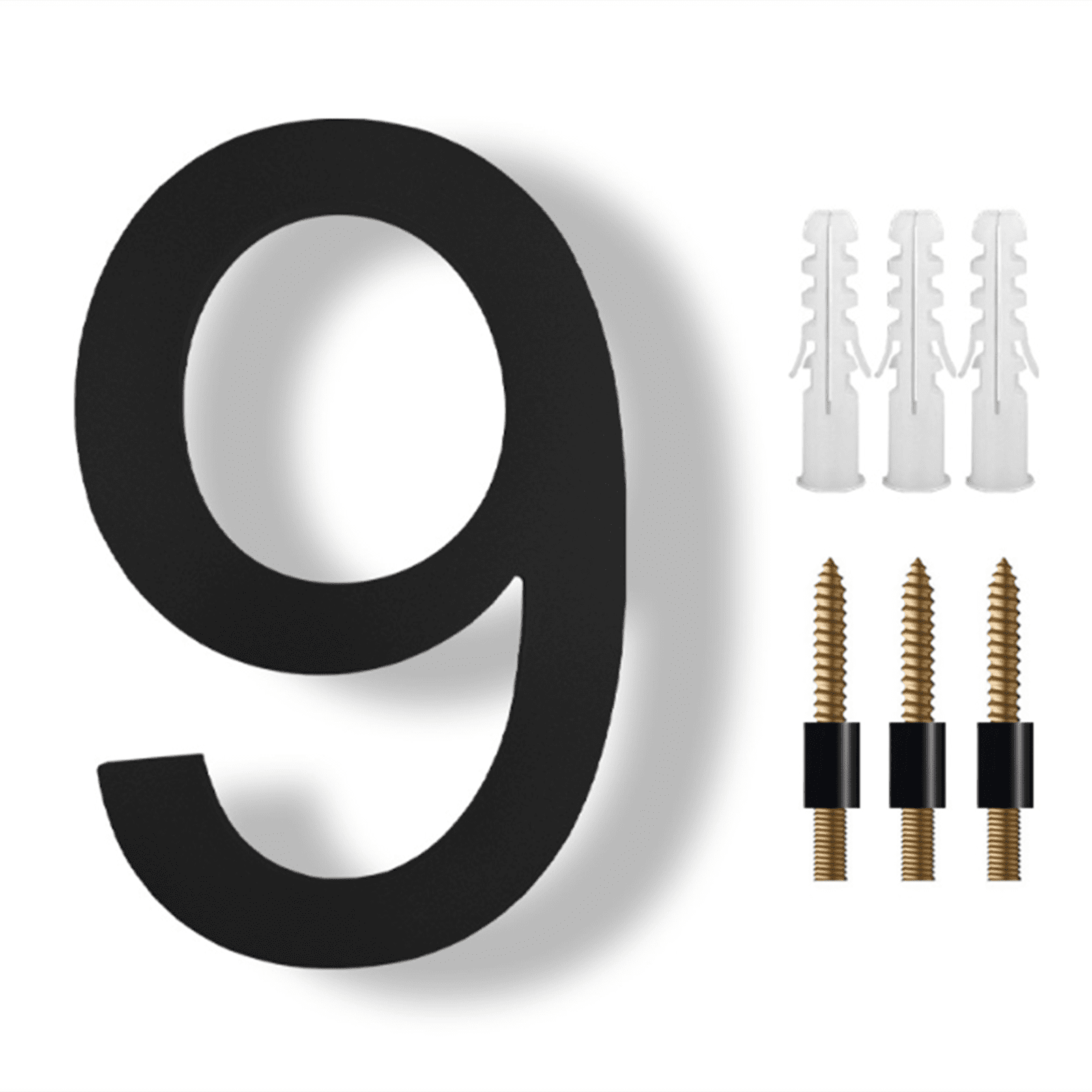 8-Inch Floating House Number Digital-Sign Modern Residential Street ...
