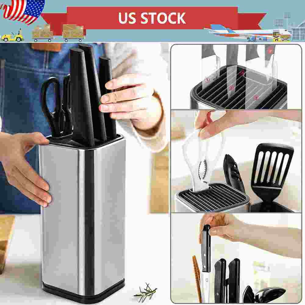 8 inch knife holder storage rack stainless steel kitchen knife storage ...