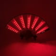 8 inch luminous fan luminous colorful led luminous folding fan bar ...