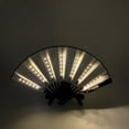 8 inch luminous fan luminous colorful led luminous folding fan bar ...