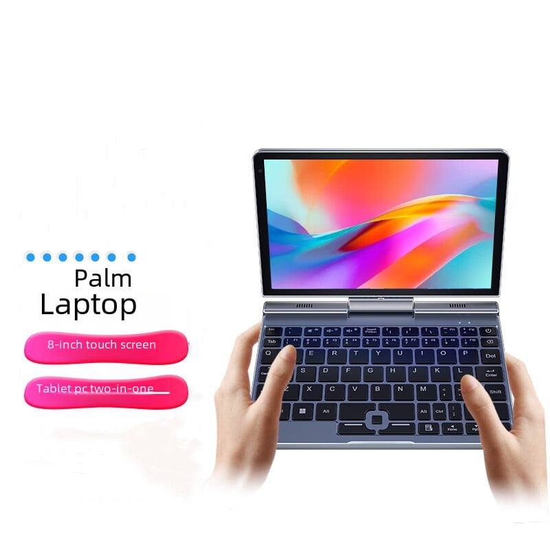 8-inch touch screen 4-in-1 handheld laptop reversible design game ...
