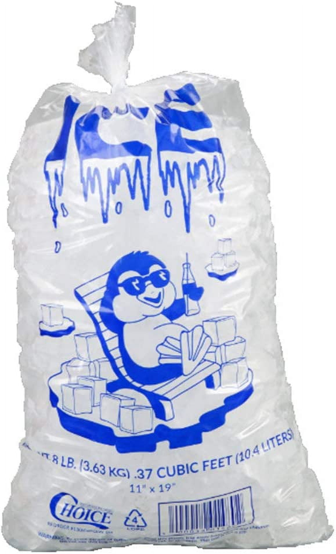 8 lb. Wicketed Ice-Bag with Handle - 1000 per Case - Walmart.com