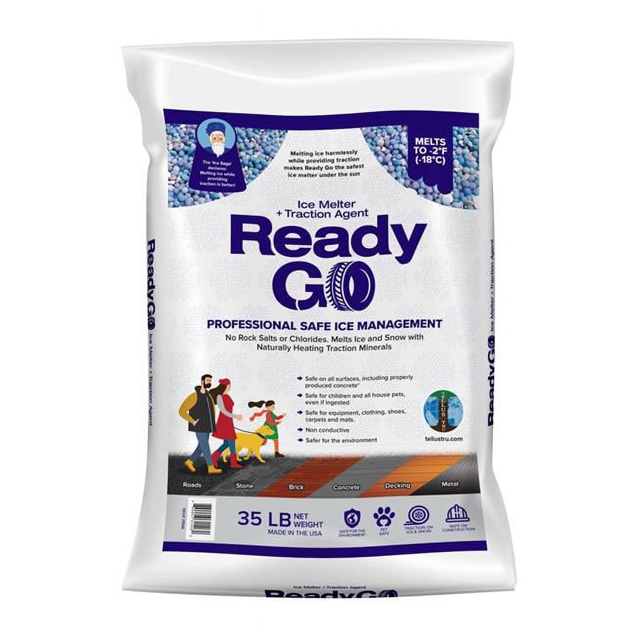 8 lbs Traction Minerals to Melt Ice & Snow - Walmart.com