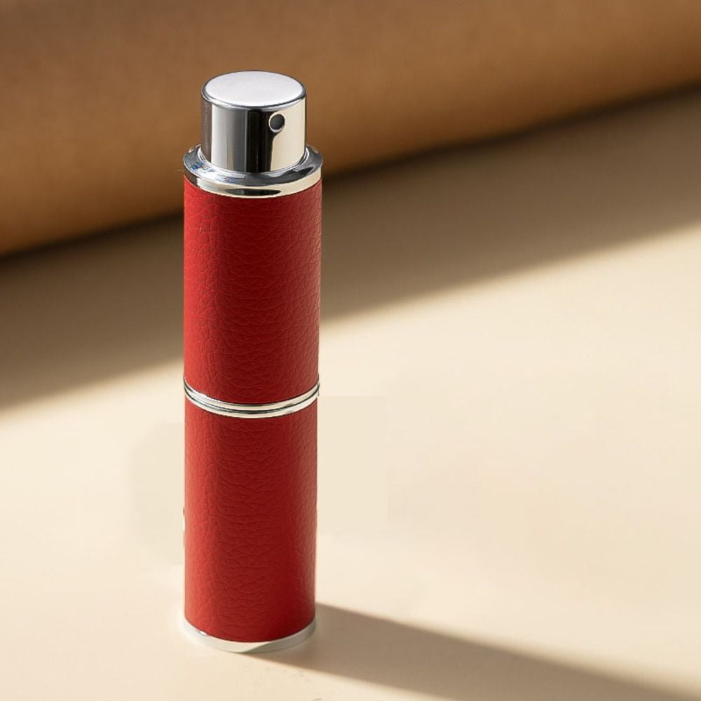 8 ml Gift Travel High-end Leather Rotary Press Type Liner Glass ...