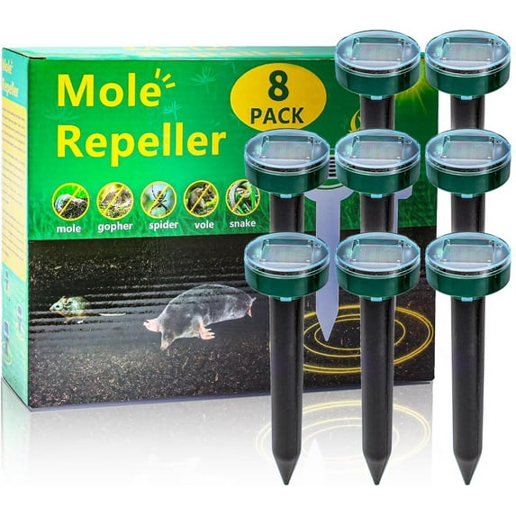 8 new lawn rodent pest repellents, mole repellents ultrasonic solar ...