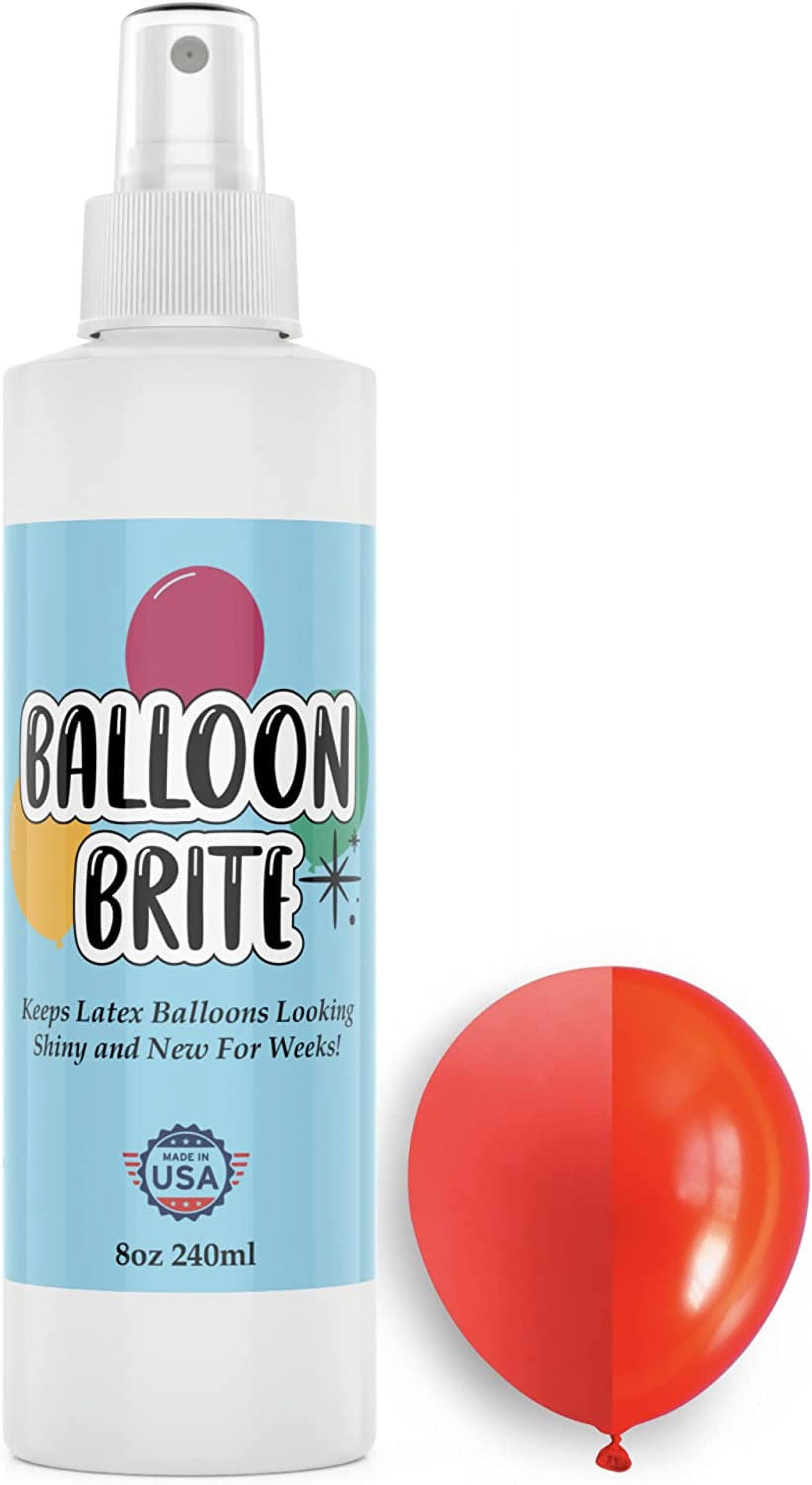 8 oz Balloon High Shine Spray for Latex Balloons - Create Stunning ...